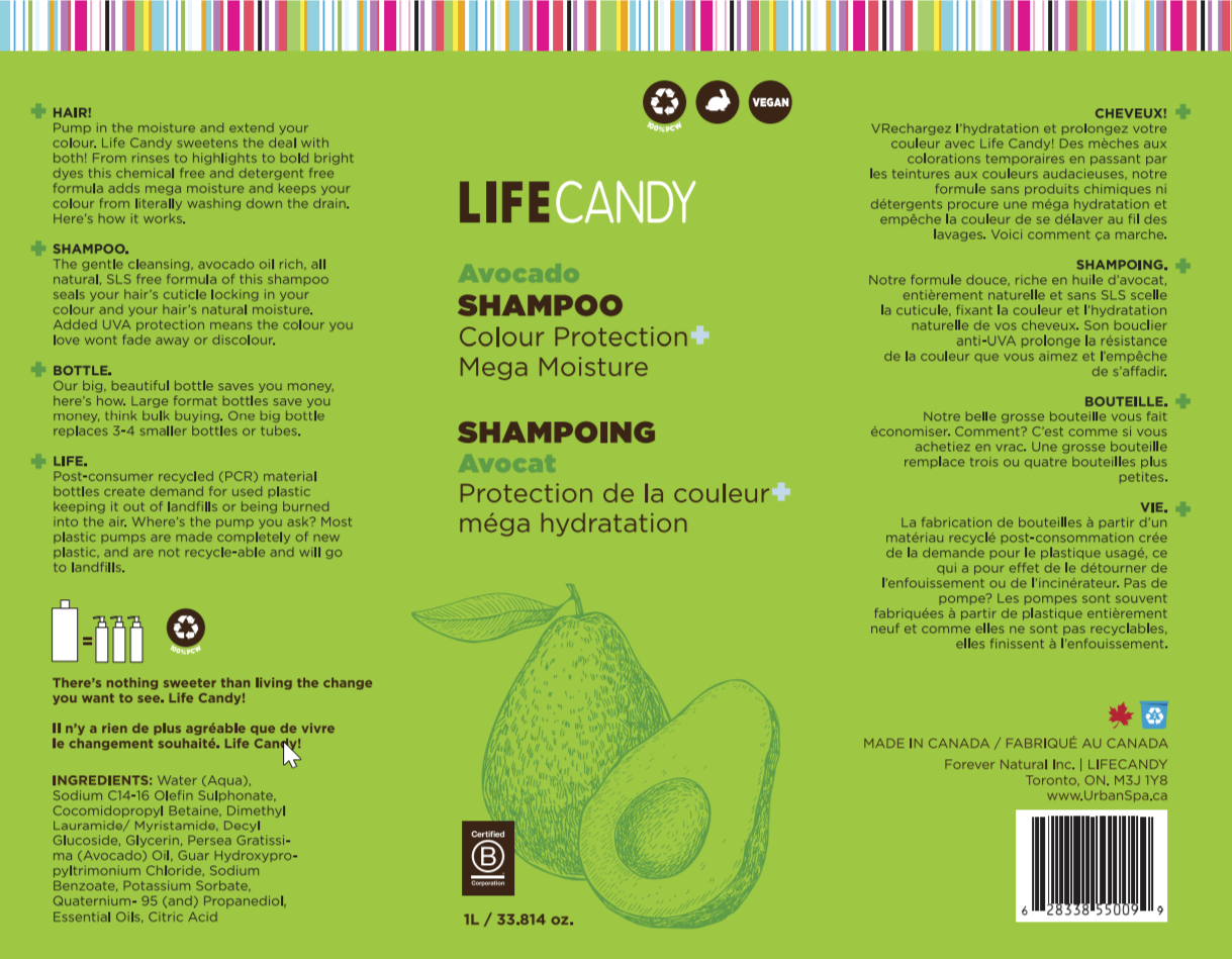 Avocado Shampoo – Urban Spa
